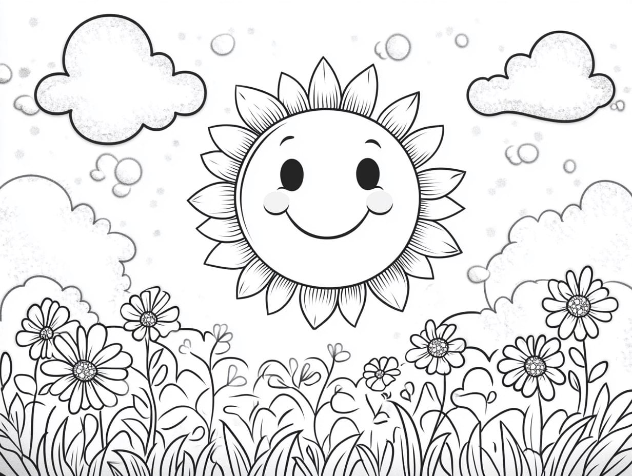 Ausmalbilder Sommer - kostenlose Malvorlagen zum Ausdrucken | Seite 3 von 4